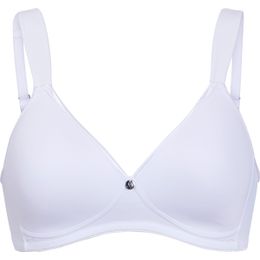 w&auml;schepur Damen T-Shirt-BH ohne B&uuml;gel mit ergonomisch geformten Tr&auml;gern wei&szlig; Gr&ouml;&szlig;e 75A
