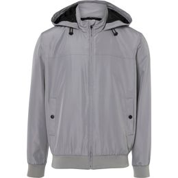 Herren Blousonjacke mit Innentasche steingrau, Größe 56