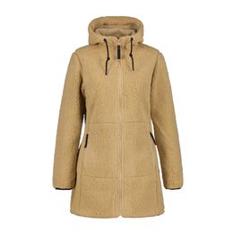 Fleecejacke Icepeak "D SOFTSHELLBLOUSON MADEIRA" Gr. XL, beige Damen Jacken