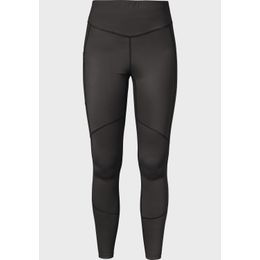 Schöffel Outdoorhose SCHÖFFEL "Tights Vikan L", Damen, Gr. 42, Normalgrößen, grau (9830, grau), Oberstoff: 78% Nylon 22% Elasthan, sportlich, Hosen