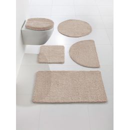 Badematte HEINE HOME Badematten Gr. rechteckig (70 cm x 120 cm), 1 St., beige