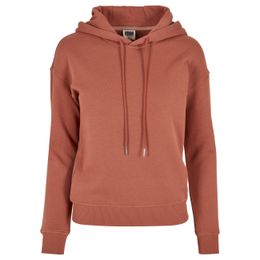 Kapuzenpullover Urban Classics "Urban Classics Damen Ladies Organic Hoody" Gr. 4XL, orange (terracotta) Damen Pullover