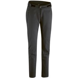 Fahrradhose Gonso "SKARN LIGHT W" Gr. 34, Normalgrößen, schwarz Damen Hosen lange Radhose, Softshell-Hose mit Ventilation am Innenbein