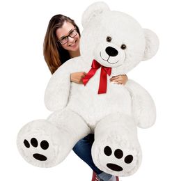 Casaria Deuba großer Teddybär XL weiss