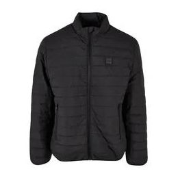 Anorak Urban Classics "Urban Classics Herren Light Bubble Jacket", Herren, Gr. 3XL, schwarz, 100% Polyester, unifarben, casual, normal, amerikanischer Ausschnitt, Langarm, Jacken