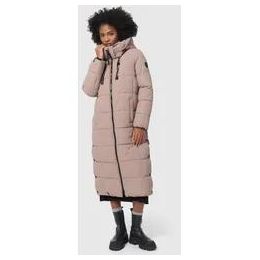 Wolf Garten Winterjacke MARIKOO "Nadeshikoo XIV" Gr. XXL, grau (taupe grey) Damen Jacken extra langer Winter Mantel gesteppt