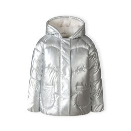 MINOTI Winterjacke M&auml;dchen Gr&ouml;&szlig;e 92/96 silber