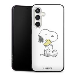 DeinDesign Galaxy S24 FE 5G Handy Silikon H&uuml;lle Case schwarz Handyh&uuml;lle Snoopy Love Peanuts