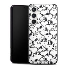 DeinDesign Galaxy S24 FE 5G Handy Silikon H&uuml;lle Case schwarz Handyh&uuml;lle Peanuts Snoopy Muster