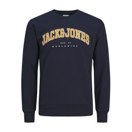 Jack & Jones Mini Sweatshirt Jungen Gr&ouml;&szlig;e 128 navy / dunkelgelb