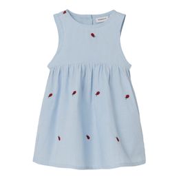 name it Kleid 'Ferilla' Gr&ouml;&szlig;e 62 hellblau / rot / schwarz
