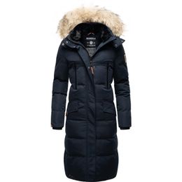 Marikoo Mantel 'Schneesternchen' Damen Gr&ouml;&szlig;e L navy
