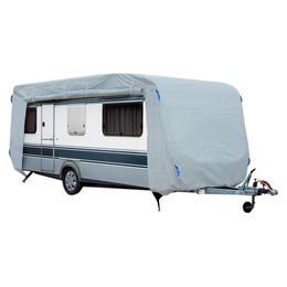 GreenYard® Abdeckplane für Wohnwagen oder Wohnmobile Größe XXL 730 x 250 x 220 cm