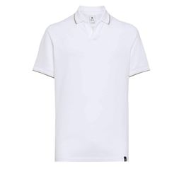 Boggi Milano Poloshirt 'B-Tech' Herren Gr&ouml;&szlig;e XL grau / wei&szlig;
