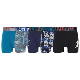 CR7 Cristiano Ronaldo Cr7 - Cristiano Ronaldo Boxershorts Jungen Gr&ouml;&szlig;e 140/146 blau / grau / schwarz / wei&szlig;