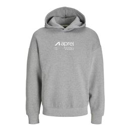 aprel Sweatshirt Herren Gr&ouml;&szlig;e XS graumeliert / wei&szlig;