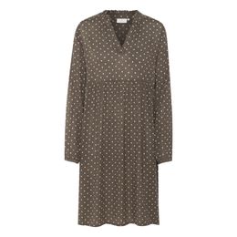 Kaffe Kleid 'Babett' Damen Gr&ouml;&szlig;e 44 umbra / wei&szlig; Sommerkleid