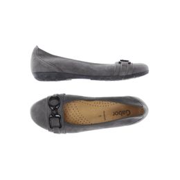 Gabor Damen Ballerinas, grau, Gr. 5