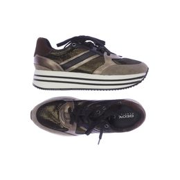 Geox Damen Sneakers, braun, Gr. 39