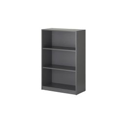 Höffner Büroregal SOLIDLine ¦ grau ¦ Maße (cm): B: 80 H: 121,4 T: 40.0