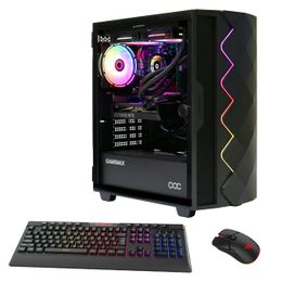 GAMEMAX Gaming-PC Computer DDR5-RAM, PCIe SSD Gen4, Windows 11 Gr. Microsoft Windows 11 Home (64 Bit), 32 GB RAM 2000 GB SSD, schwarz (diamond bk 7227)