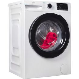 A (A bis G) Beko Waschmaschine "BM3WFU4841N" Waschmaschinen Waschen mit EnergySpin: Bis zu 35 % Energie sparen – nicht nur in Eco weiß