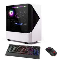 GAMEMAX Gaming-PC "Horizon 7319" Computer DDR5 RAM, PCIe SSD Gen4, Windows 11 Gr. Microsoft Windows 11 Home (64 Bit), 32 GB RAM 2000 GB SSD, schwarz-weiß (weiß, schwarz)