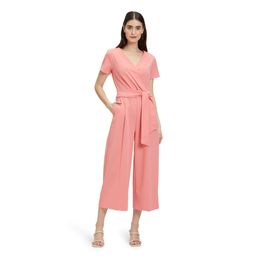 Overall Betty Barclay "Betty Barclay Jumpsuit mit Eingrifftaschen" Gr. 44, Normalgrößen, pink (shell pink) Damen Overalls Form