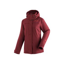 Funktionsjacke Maier Sports "Lisbon" Gr. 46, rot, Damen, 100% Polyester, Jacken, Damen Jacke, warm wattierte Winterjacke, wind/wasserdicht, Regular Fit