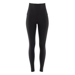 Leggings WINSHAPE "Functional Comfort HWL112C" Gr. L, Normalgrößen, schwarz Damen Hosen Bauch-Weg-Effekt durch High Waist-Bund