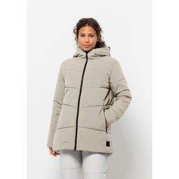 Funktionsjacke Jack Wolfskin "KAROLINGER LONG JKT W" Gr. S (36), beige (seal) Damen Jacken