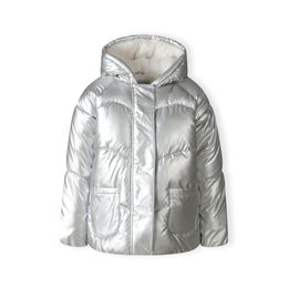 MINOTI Winterjacke M&auml;dchen Gr&ouml;&szlig;e 116/122 silber