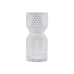 Chic Antique Vase mit Diamantschliff &Oslash;12 x H27 cm, klar skandinavische Deko Online Shop