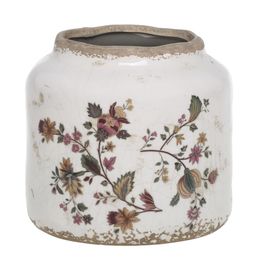Chic Antique Nancy Blumentopf Typ 2 mit Blumenmotiv skandinavische Deko Online Shop
