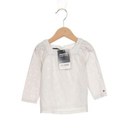 Tommy Hilfiger Damen Langarmshirt, weiß, Gr. 80