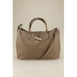 Longchamp Damen Handtasche, braun, Gr.