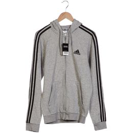 Adidas Herren Kapuzenpullover, grau, Gr. 48