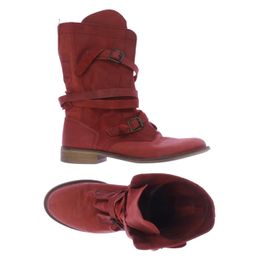 SPM Damen Stiefel, rot, Gr. 40