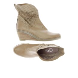 Donna Carolina Damen Stiefelette, beige, Gr. 41.5