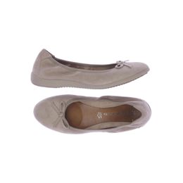 Tamaris Damen Ballerinas, beige, Gr. 39