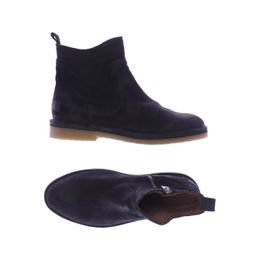 Shabbies Amsterdam Damen Stiefelette, marineblau, Gr. 38