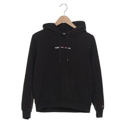 Tommy Jeans Damen Kapuzenpullover, schwarz, Gr. 38