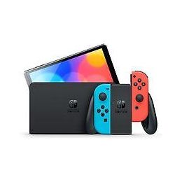 Nintendo Switch OLED 64GB [inkl. Controller rot/blau] schwarz