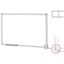 Eckelement zur Aufhängung von Boards 2000 Maulpro