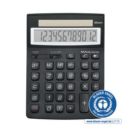 Maul Tischrechner ECO 950 Solar 1-zeilig, 12 Ziffern schwarz