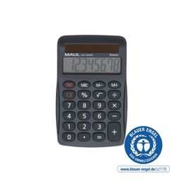 Maul Tischrechner ECO MJ 455 Solar 1-zeilig, 8 Ziffern grau