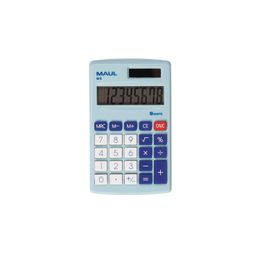 Maul Taschenrechner M 8 Solar Batterie 1-zeilig, 8 Ziffern hellblau