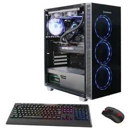 GAMEMAX Gaming-PC Computer DDR5-RAM, PCIe SSD Gen4, Windows 11 Gr. Microsoft Windows 11 Home (64 Bit), 32 GB RAM 2000 GB SSD, schwarz (draco xd 7331)