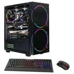 GAMEMAX Gaming-PC Computer DDR5-RAM, PCIe SSD Gen4, Windows 11 Gr. Microsoft Windows 11 Home (64 Bit), 32 GB RAM 2000 GB SSD, schwarz (black hole 7265)