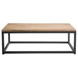 Miliboo Industrieller Couchtisch FACTORY Holz und Metall